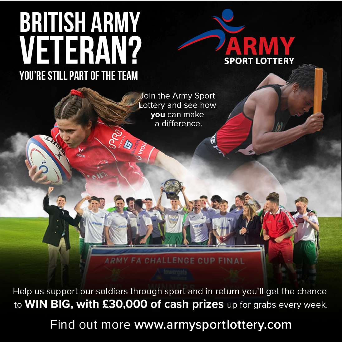 The QARANC Association : Army Sports Lottery – Veterans Campaign